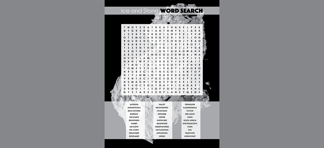 Ice and Stone 2020 Word Search - RocketSTEM