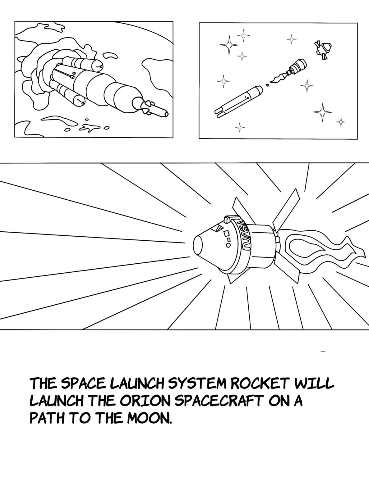 Stay busy with NASA's Artemis coloring and activity pages - RocketSTEM