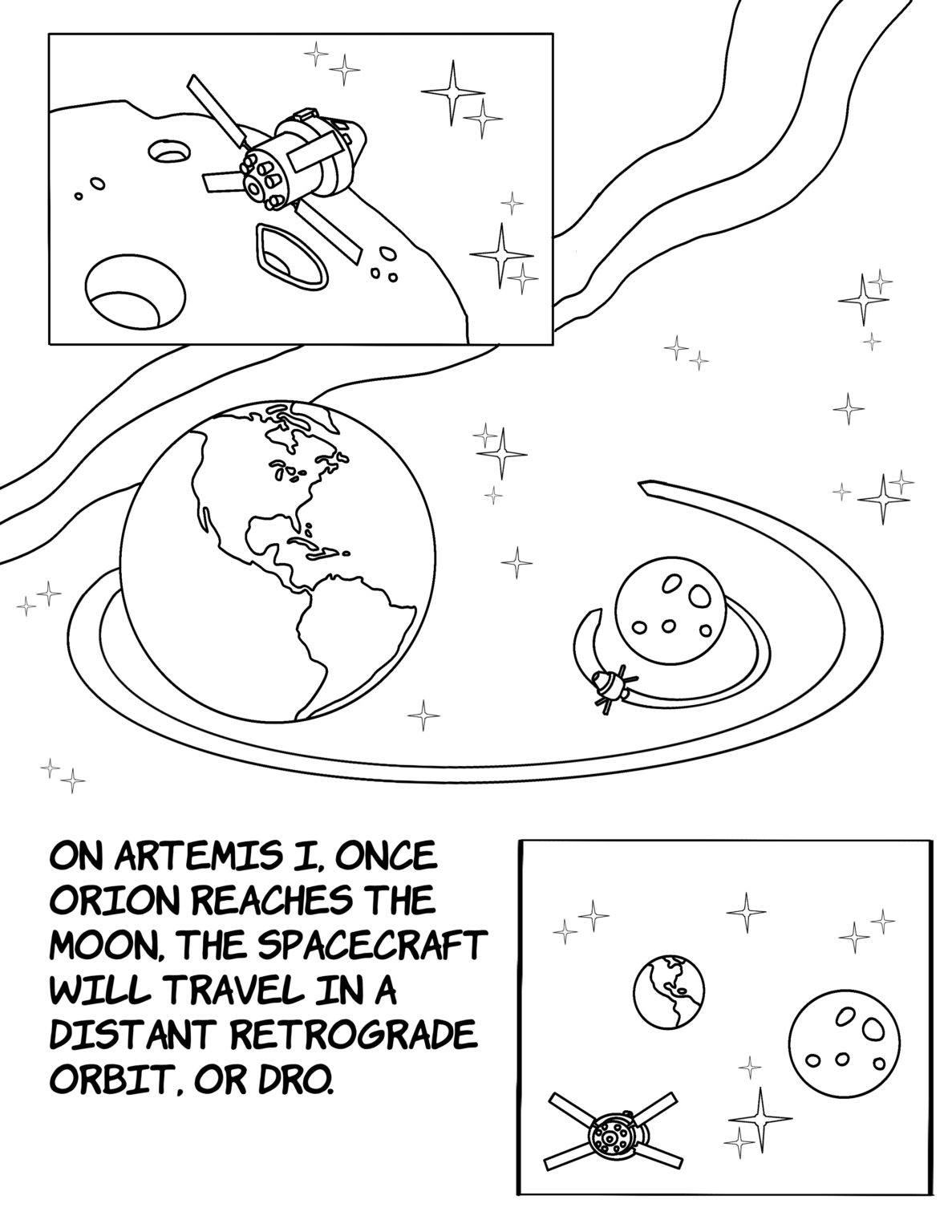 Stay busy with NASA's Artemis coloring and activity pages - RocketSTEM