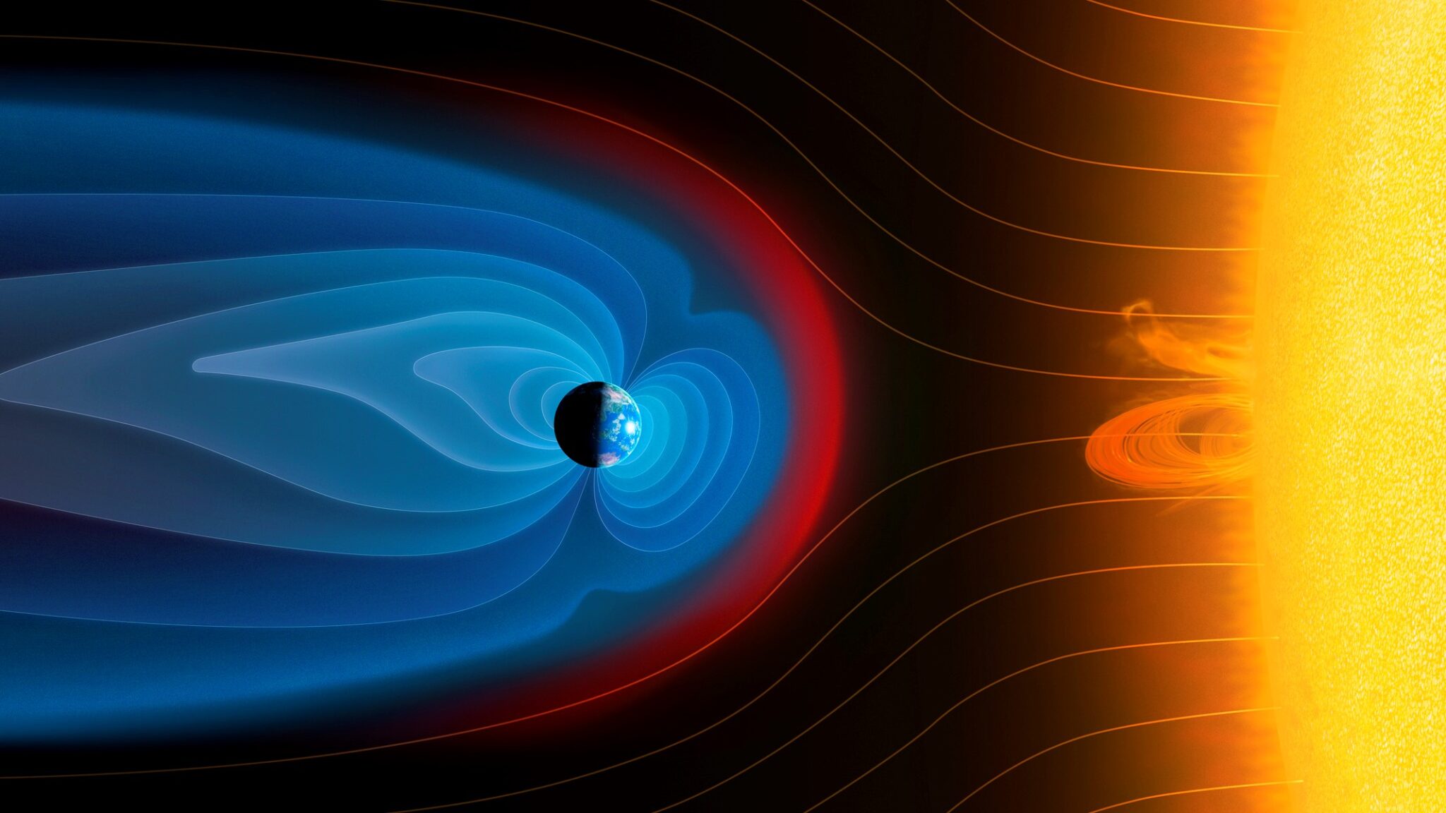 Earth’s magnetic field moves, flips, and protects us from radiation ...