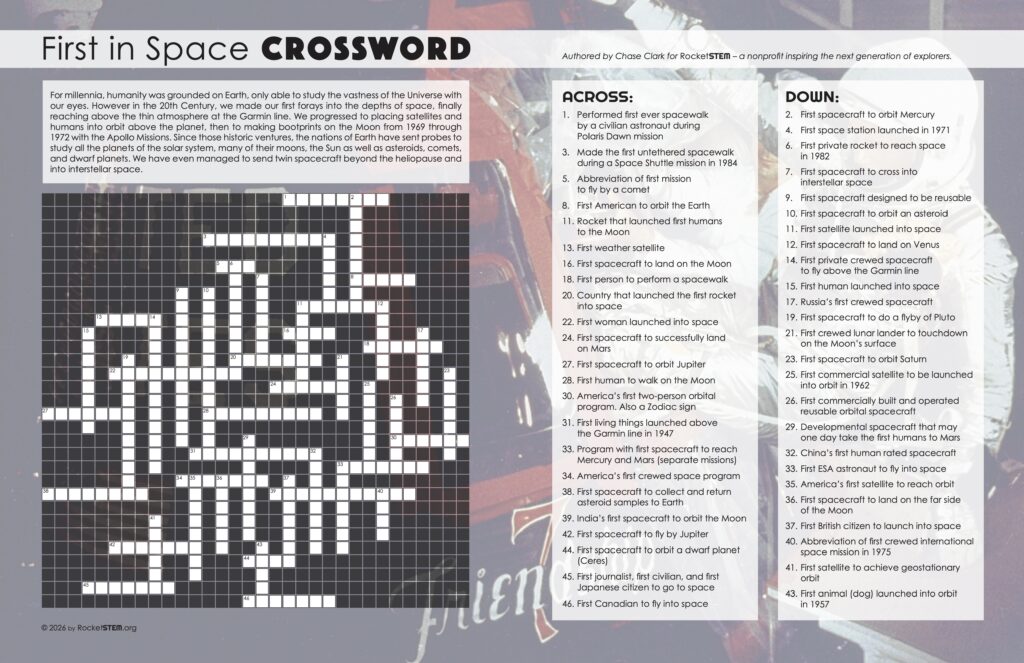 Voyager Missions Word Search - RocketSTEM
